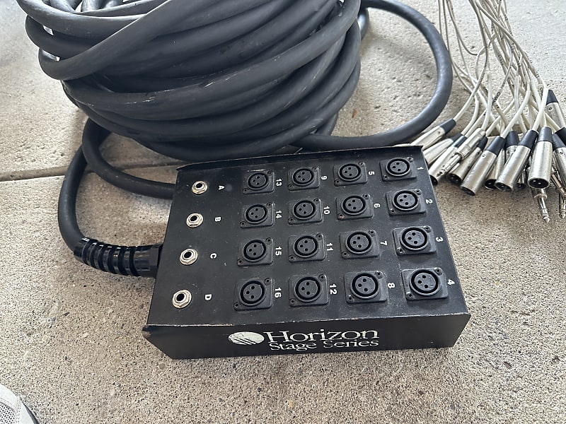 Horizon Stage Series Snake 100’ S16x4-100 2010s - Black | Reverb