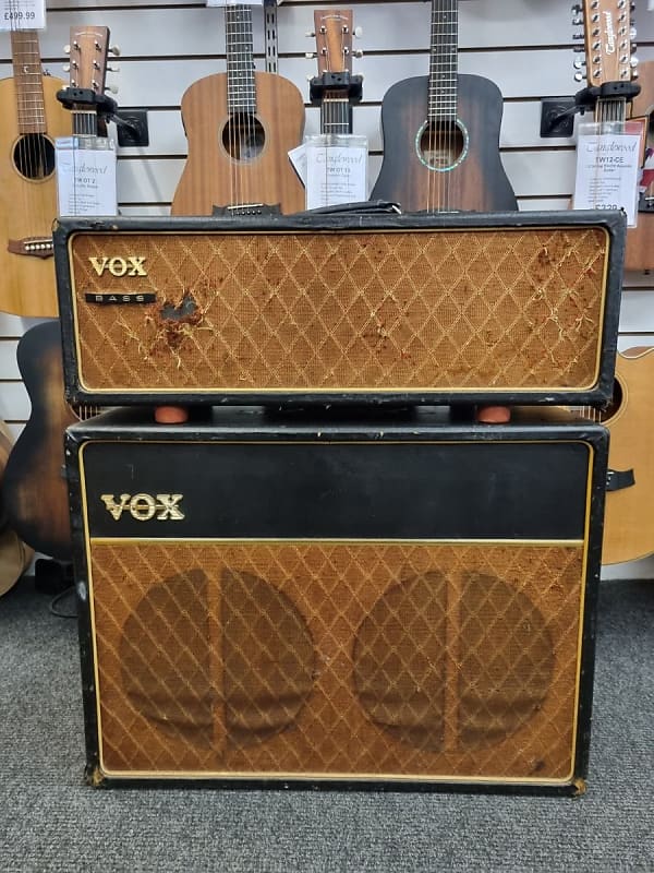 Vox AC30 Vintage Bass Head and Cab Stack 1962 | Reverb