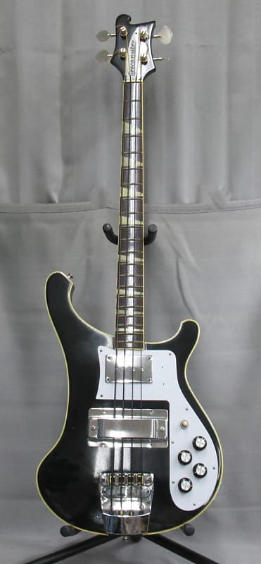 Greco RB-1000 1990s Black & Chrome RB Rickenbacker-like bass | Reverb