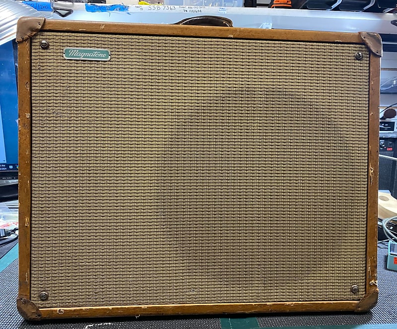 1956 Magnatone Triplex 180 1 x 15" Jensen | Reverb