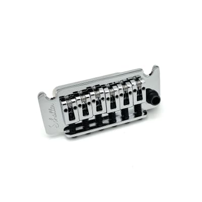 Schaller Vintage Tremolo with Roller Saddles Chrome | Reverb