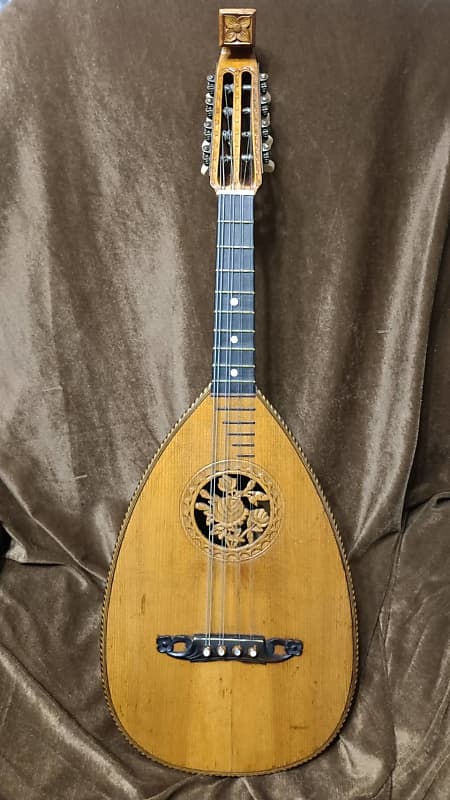 RARE ANTIQUE c.1900 GERMAN LUTE MANDOLIN**SEE VDO** | Reverb