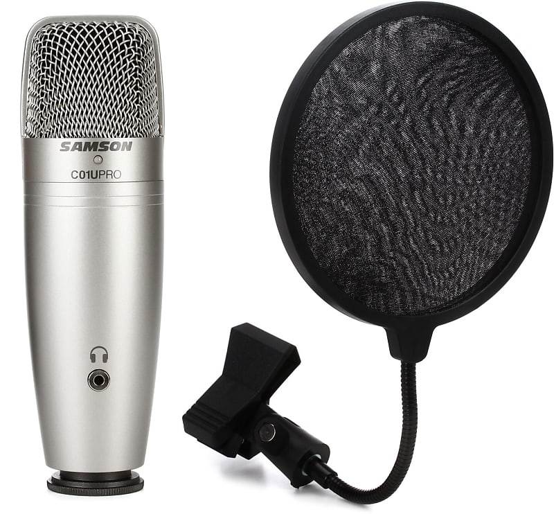 Samson CO1U Pro Studio Condenser USB Microphone Bundle with | Reverb