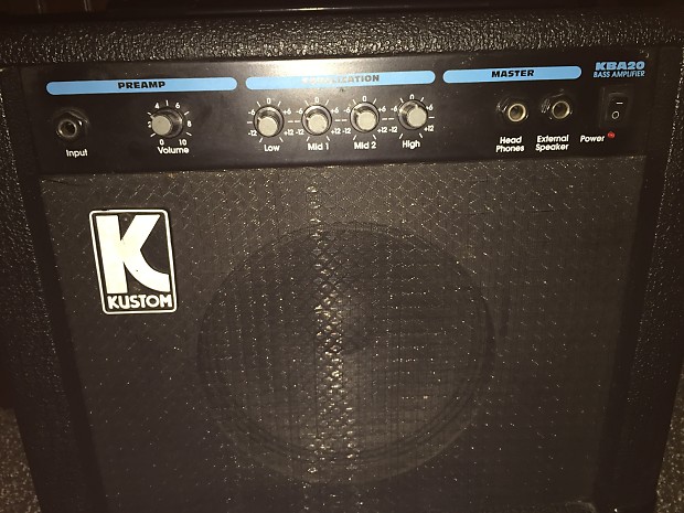 Kustom KBA20 20 Watt Bass/Keyboard Amplifier | Reverb