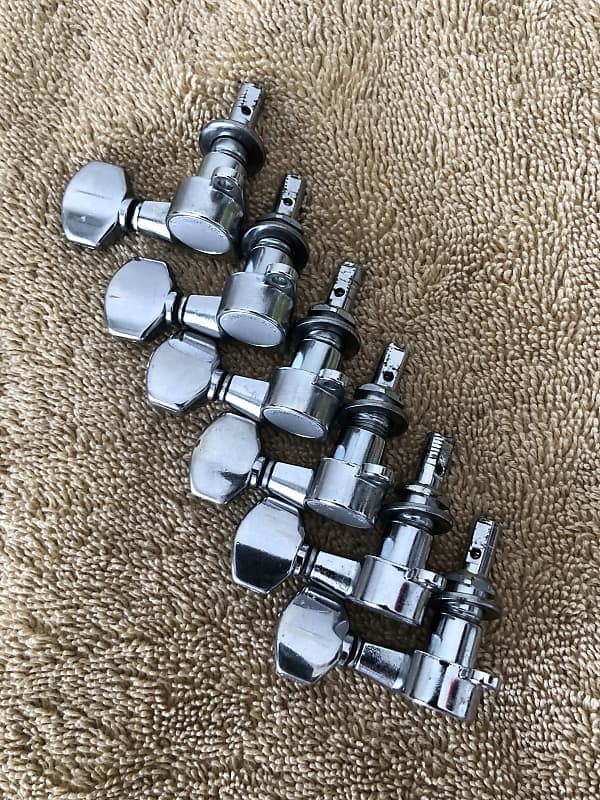 Gotoh Tuners for Strat or fender type guitar 1990's - chrome | Reverb