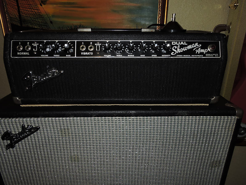 FENDER DUAL SHOWMAN 1967 BLACKFACE dual showman | Reverb