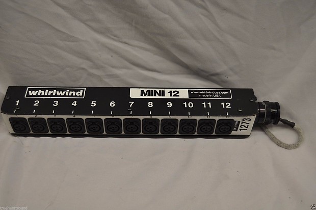 Whirlwind MINI 12 Stage Box w/ 12 Female XLR's and W1 Male | Reverb
