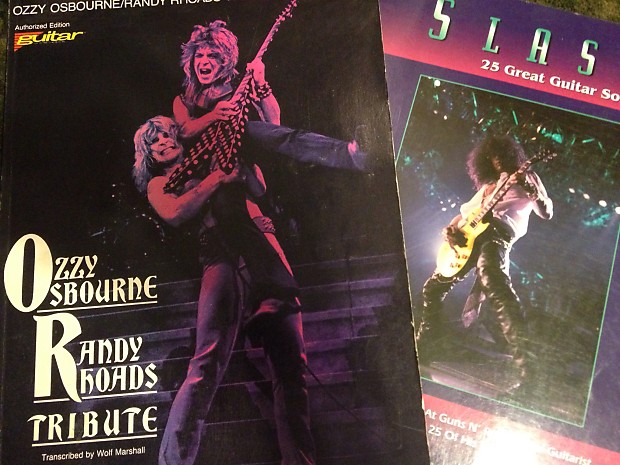 Songbooks Randy Rhoads & Slash | Reverb
