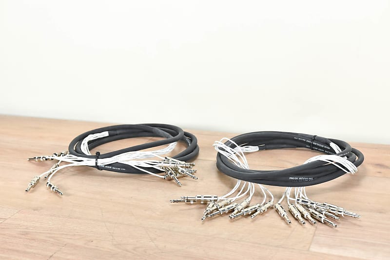 ProCo Acculink ACN/8 8-Channel TRS to TRS - 15' Cable (PAIR) | Reverb
