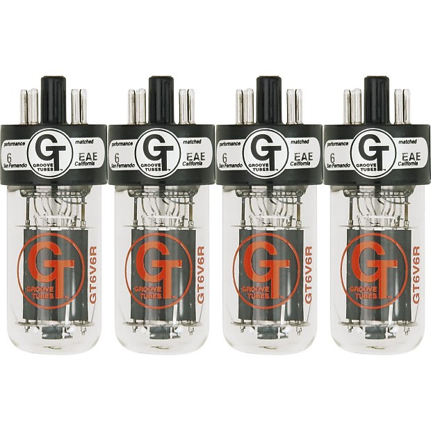 Groove Tubes GT-6V6-R Quartet Matched Power Tubes Medium | Reverb