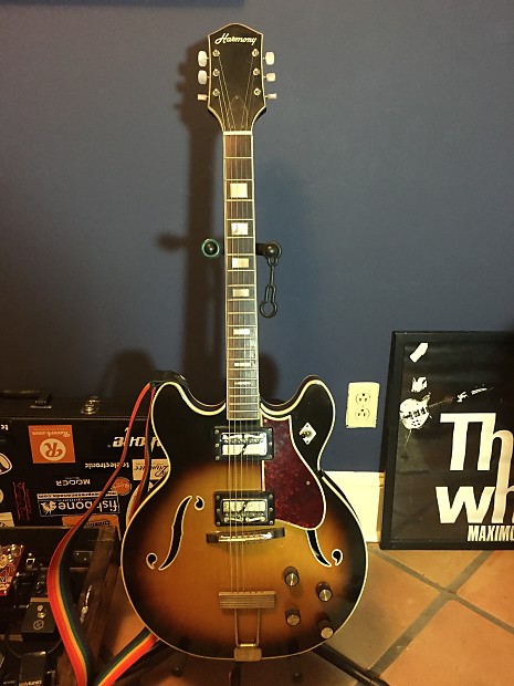 Harmony H661 Sunburst Hollowbody | Reverb