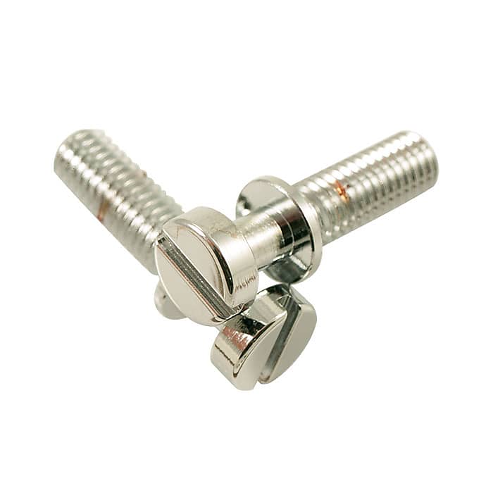Kluson USA Steel Stop Tailpiece Stud Set Metric Thread Chrome | Reverb