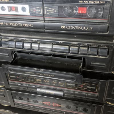 Vintage Soundesign 5863 Double Cassette Stereo System 1980's | Reverb