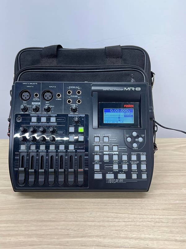 Fostex MR-8 Digital 8-Track Recorder Black Original Carry Bag | Reverb