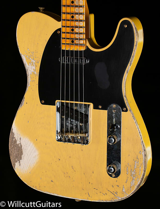 Fender Custom Shop 52 Telecaster Heavy Relic Aged Nocaster | Reverb