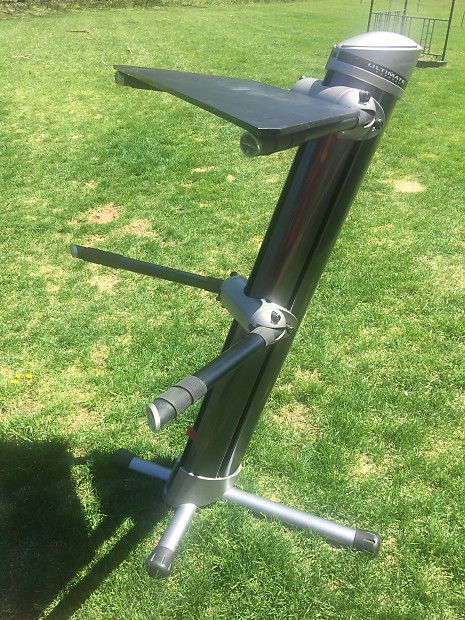 Ultimate Support Keyboard Stand AX-90P Metal Grey Bonus | Reverb