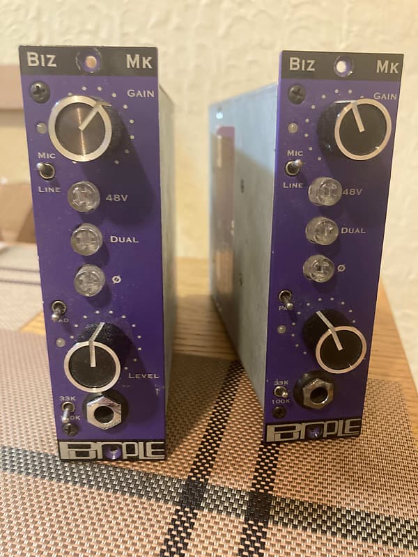Purple Audio Biz Mk 500 Series Mic Preamp / Line Driver | Reverb