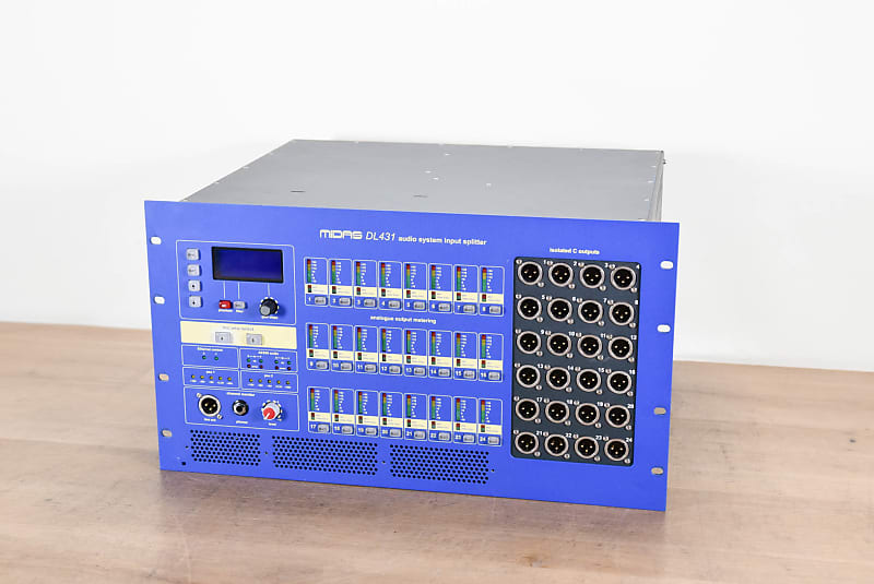 Midas DL431 24-Input 72-Output Active Microphone Splitter | Reverb