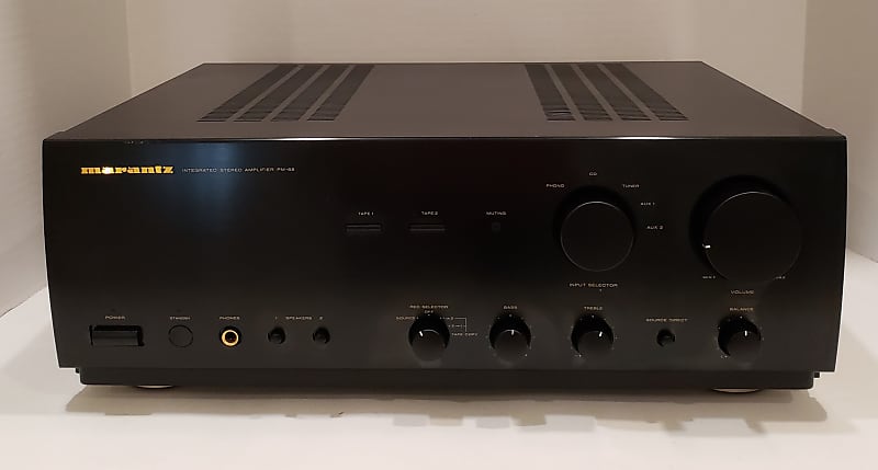 Marantz PM-68U Stereo Integrated Amplifier Tested and Working | Reverb