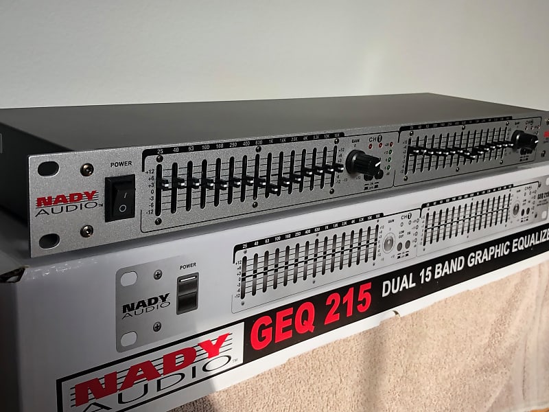 Nady Audio GEQ 215 - 2 channel 15 Band Graphic Equalizer - | Reverb
