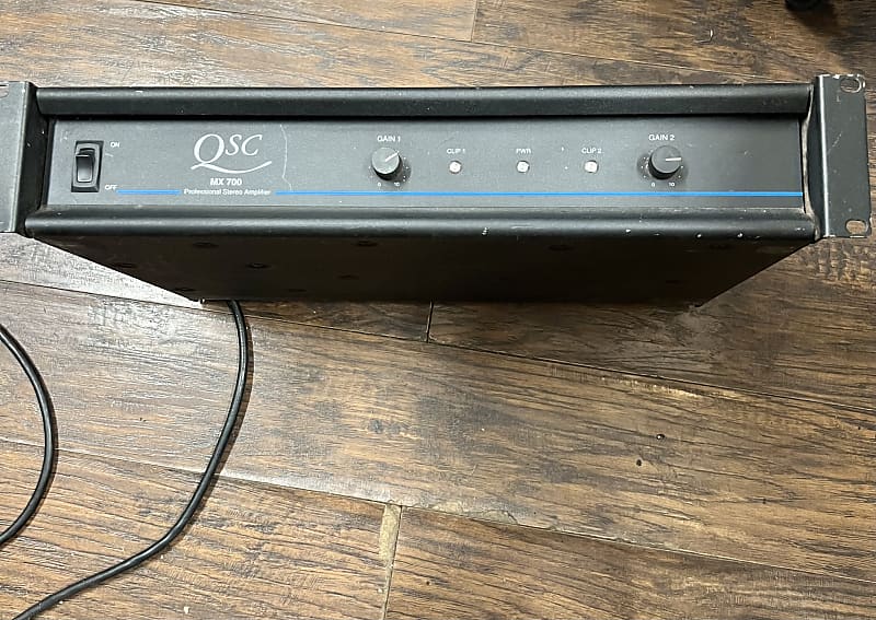 QSC MX-700 Power Amplifier - Black | Reverb