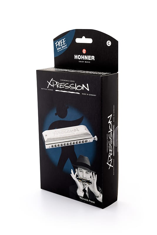 Hohner XPRESSION 12 Hole Chromatic Harmonica in C M754301X | Reverb