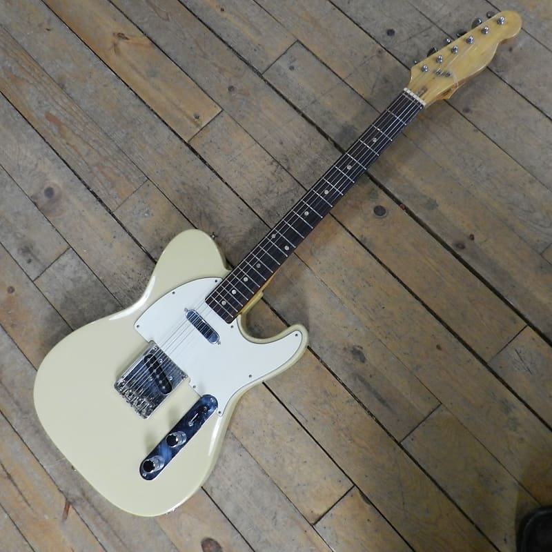 Sears telecaster Vintage - yellow | Reverb