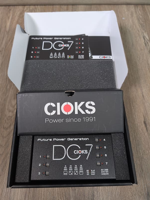 Cloks 7 power supply - Black | Reverb
