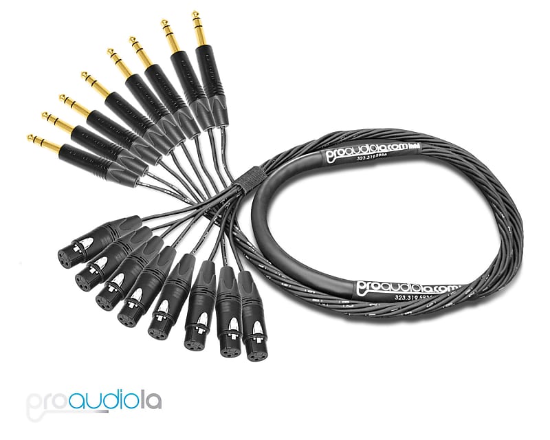 Standard 8 Channel Mogami 2932 Snake | Neutrik Gold TRS to | Reverb