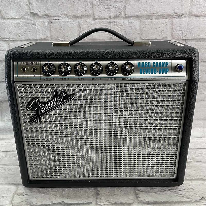 Used: Fender '68 Custom Vibro Champ Reverb 5 Watt Amp | Reverb