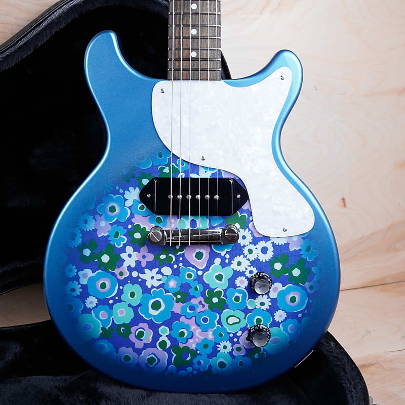 Tokai TJ156 MIJ 2021 Blue Flower Junior Double Cutaway DC | Reverb