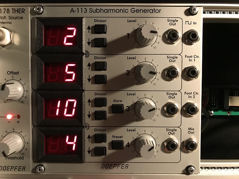 Doepfer A-113 Subharmonic Generator (Trautonium eurorack | Reverb