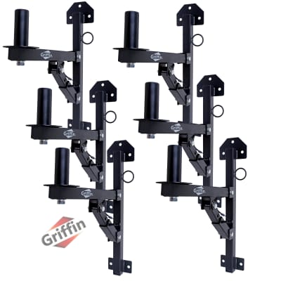 PA Speaker Wall Mount Bracket Stands (6 PACK) by GRIFFIN | | Reverb