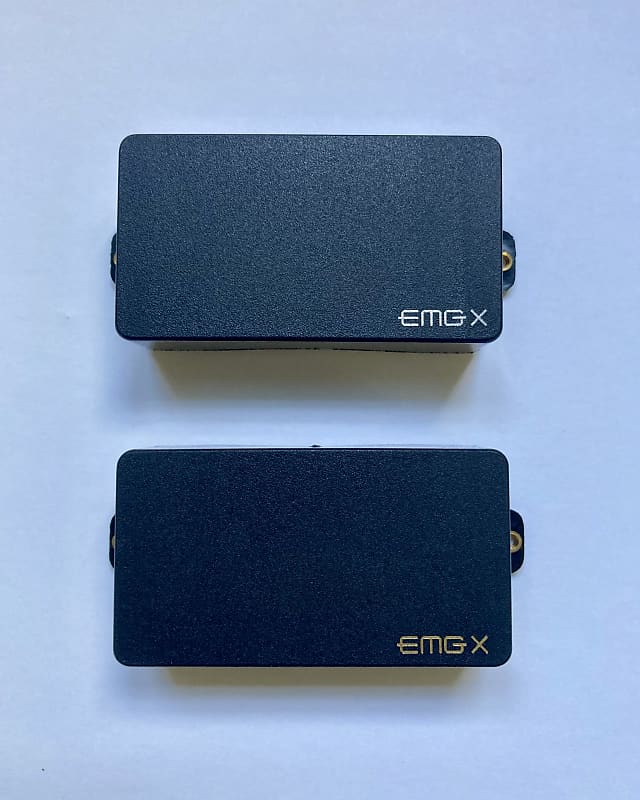 EMG 81X / 85X Active Humbucker Set 2010s - Black | Reverb