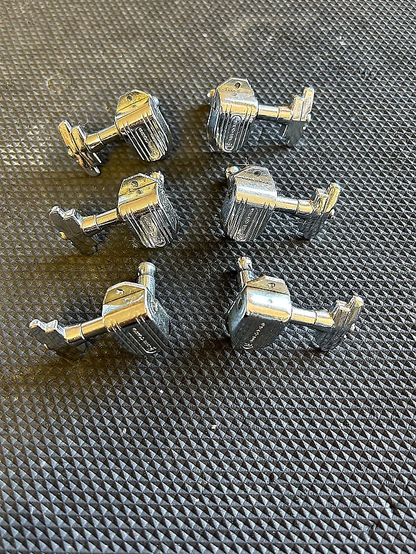 1962-70's Gretsch Grover Imperial Chrome Tuner Set | Reverb