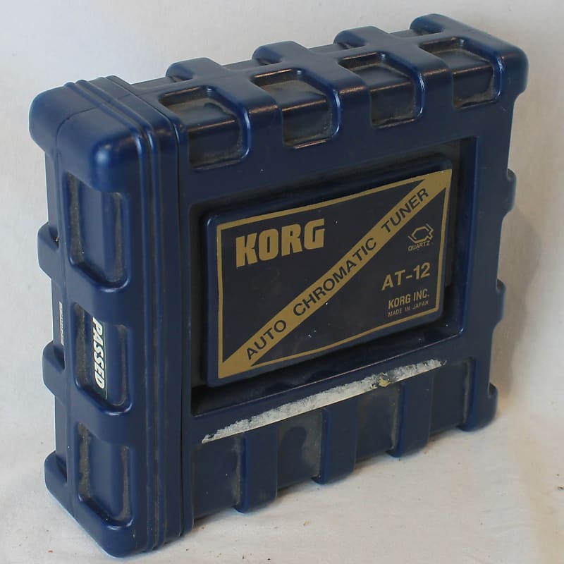 USED Korg AT-12 Auto Chromatic Tuner w/ Case & Manual | Reverb