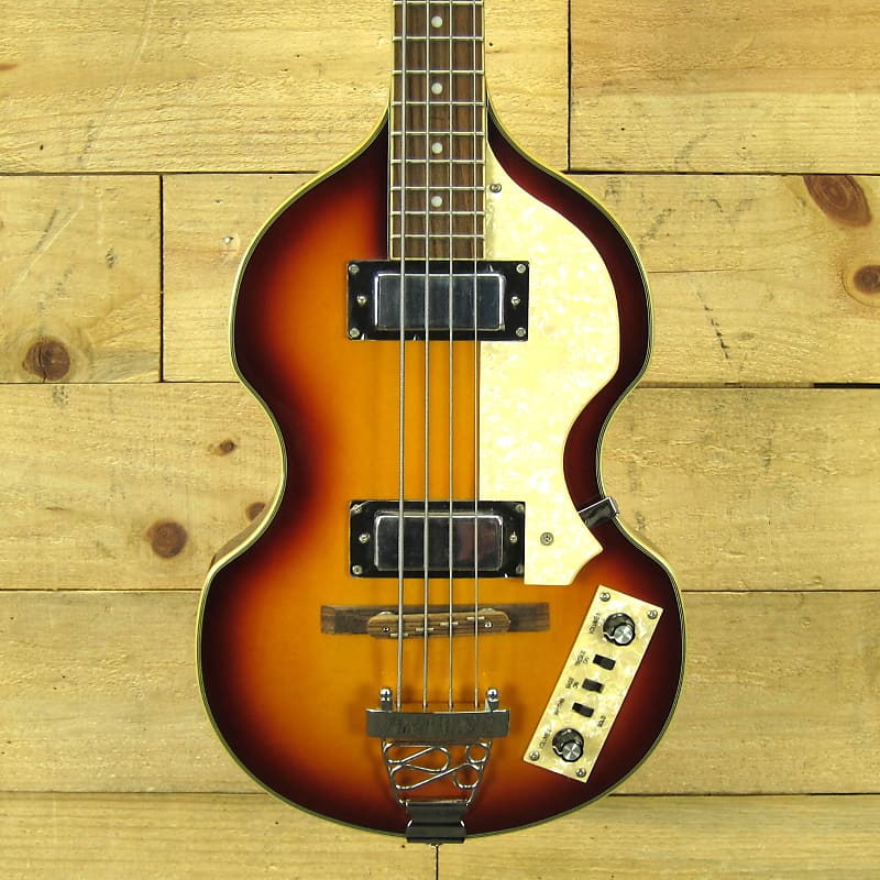 Jay Turser JTB-2B Violin Shaped Beatle Bass | Reverb
