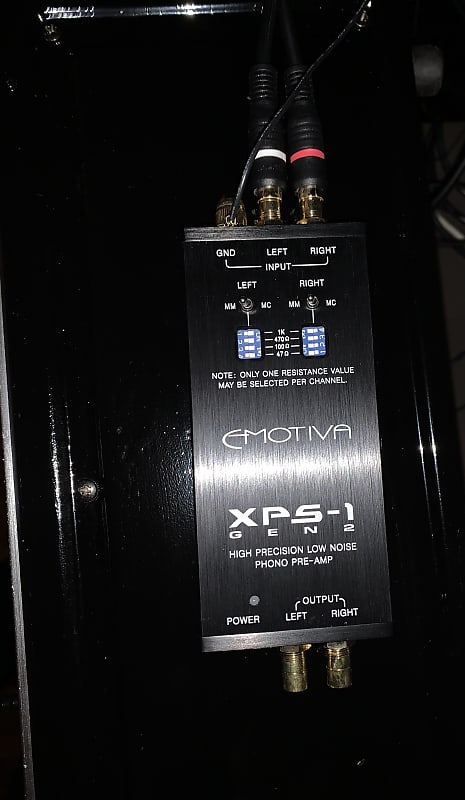 Emotiva XPS-1 High Performance Phono Preamplifier 2021 Black | Reverb