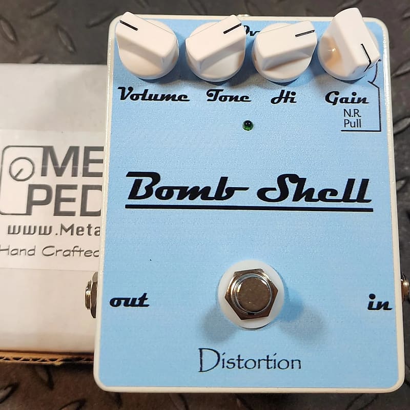 Metal Pedals Bomb Shell Overdrive Distortion | Reverb
