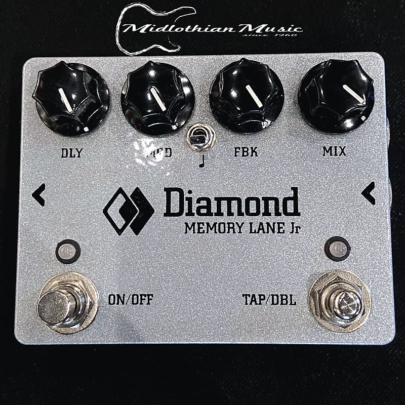 Diamond Memory Lane Jr. - Digital Delay Pedal - Silver Finish | Reverb
