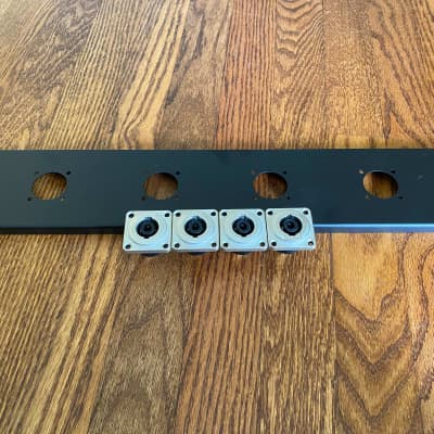 (4) Neutrik NLT4M with one 19" 2U Rack Panel | Reverb