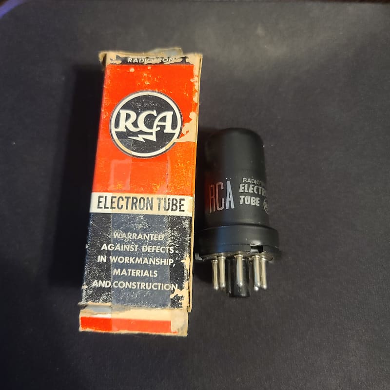 RCA 6SJ7 Tube - Black Metal | Reverb