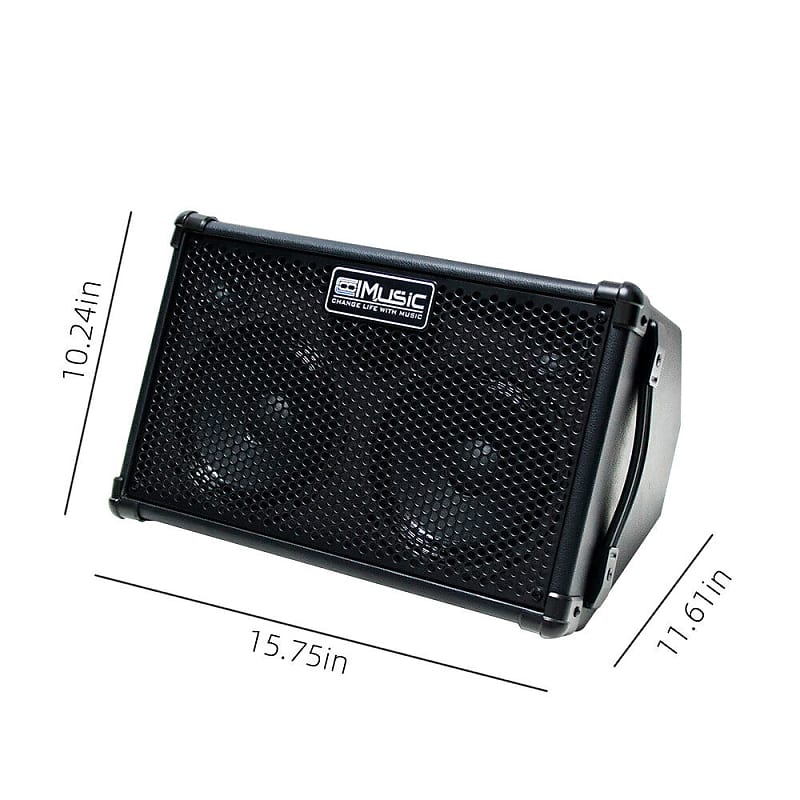 Acoustic Guitar Amplifier, 80 Watt Portable Bluetooth Amp for | Reverb