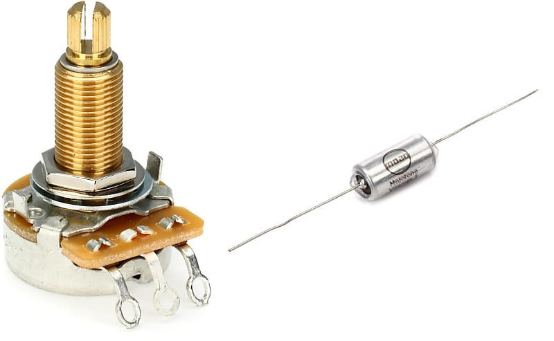 Gibson Accessories 500k ohm Audio Taper Potentiometer - Long | Reverb