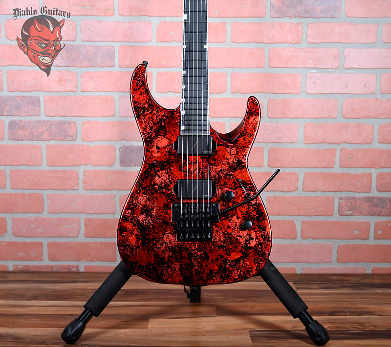 ESP Original Series M-II Custom Red Peel 2023 w/OSSC | Reverb