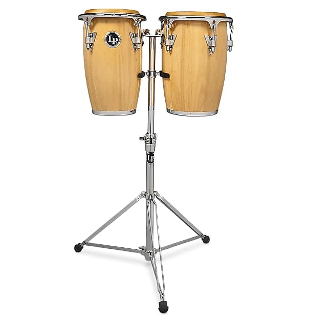 Latin Percussion LP-JRX-AW Junior Wood Conga Set with Stand | Reverb