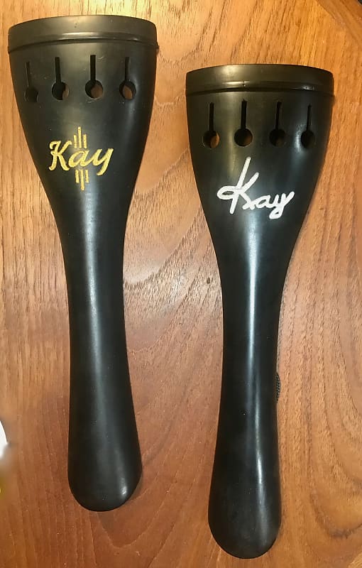 Kay Bass tailpieces Gold / Silver, 1930s and 1940s designs | Reverb
