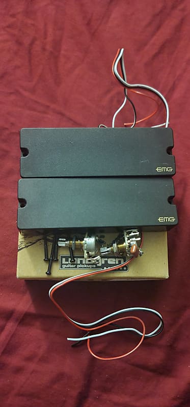 EMG 909 9 String Bridge And Neck Pickup | Reverb