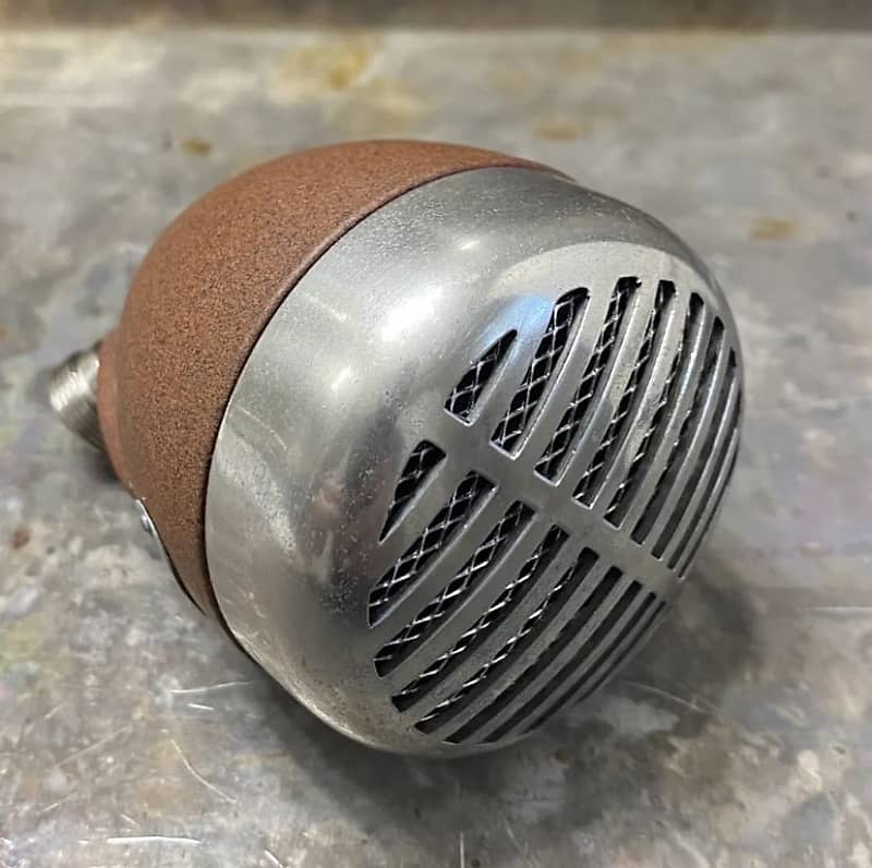 Shure Small Shell Bullet w/ 1955 Shure 99G86 CR Harp Mic | Reverb