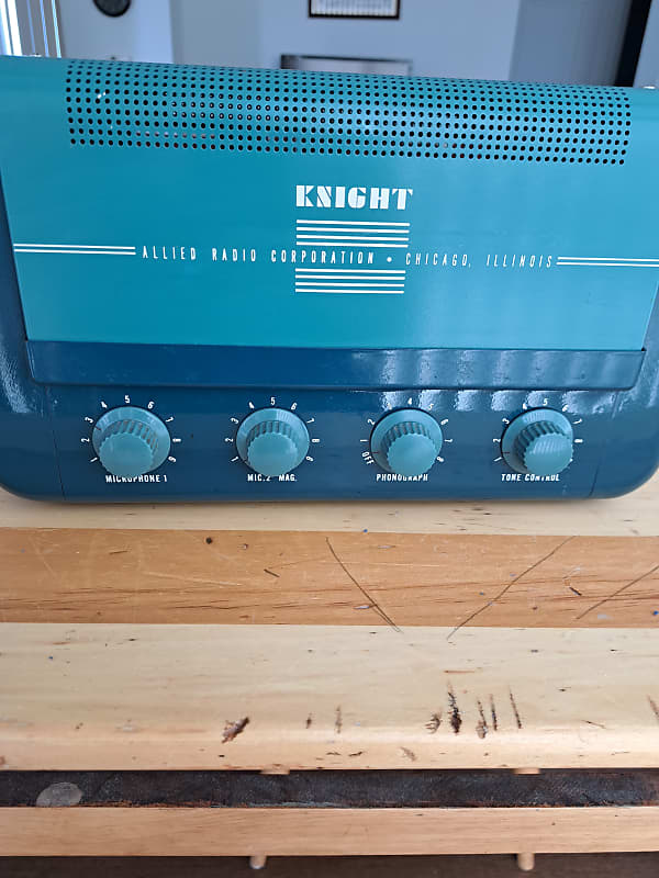 knight Tube Amplifier 93 SZ682 1950s - Blue | Reverb Canada